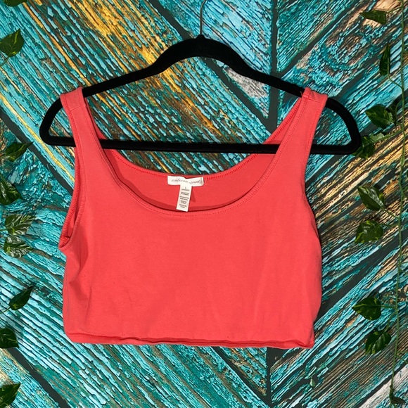 Ambiance | Tops | Ambiance Apparel Coral Tank Top Cotton Crop Top ...